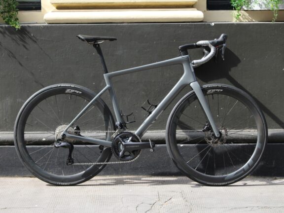 Enve Fray custom build at Cyclefit in Central London in Ash finish