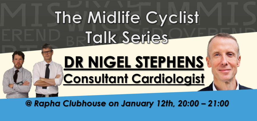 The Midlife Cyclist lecture series at Rapha cafe